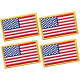 Amazon.com: Tactical Patches of USA US American Flag, with Hook and Loop for Backpacks Caps Hats ...