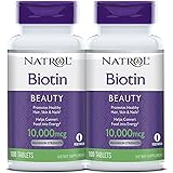 Amazon.com: Natrol Biotin Beauty Tablets, Promotes Healthy Hair, Skin ...