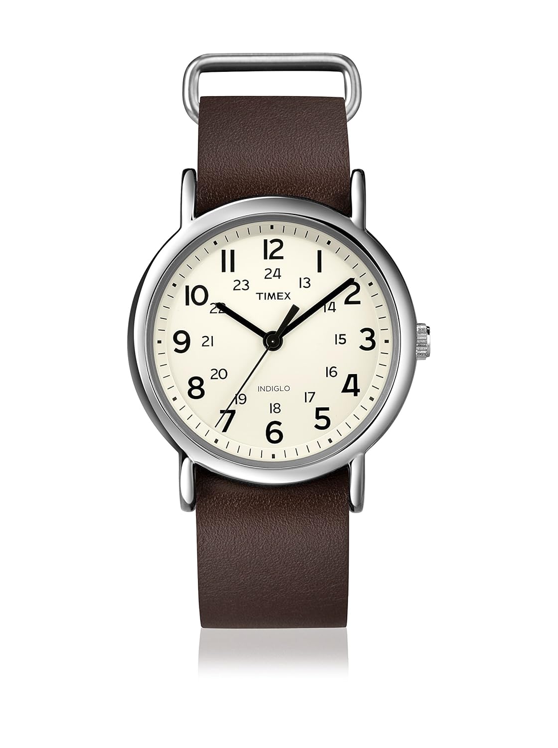 Buy Timex Weekender Indiglo Analog Beige Dial Unisex Watch - T2N893 ...