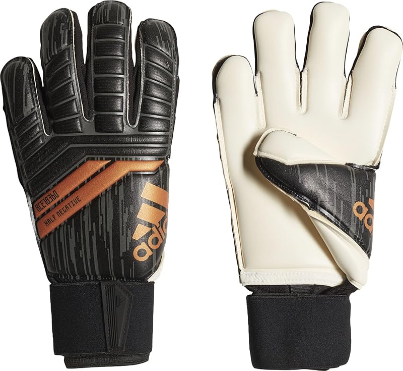 adidas(아디다스) 축구 키퍼 글로브 프레데터 TRANS 하프 네거티브 블랙/솔라 레드/카파 골드(CF1356) EBO38