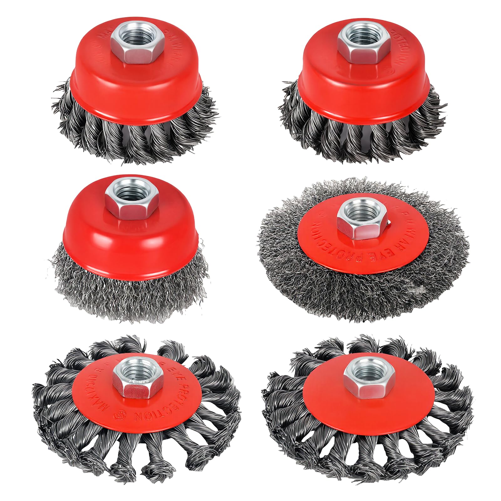 6pcs, Wire Wheel for Angle Grinder, Grinder Wire, Angle Grinder Wire ...