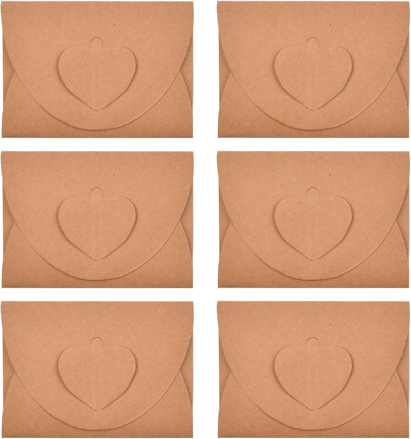 100Pcs Mini Cards and Envelopes Set, Mini Gift Card Envelopes, Handmade ...