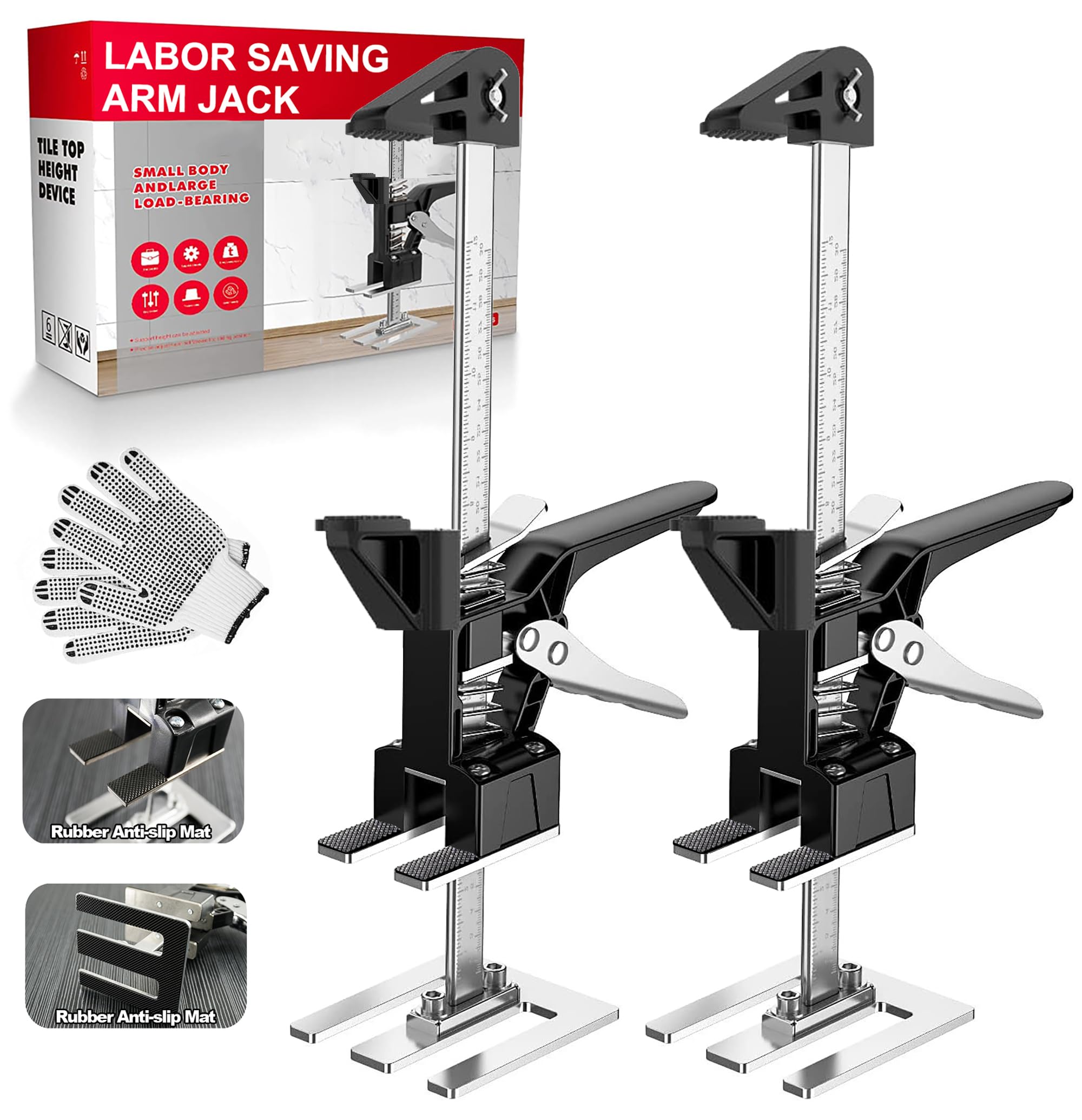 DQZE Arm Hand Lifting Tool Jack 2 PCS, 15.5-inch Portable ...