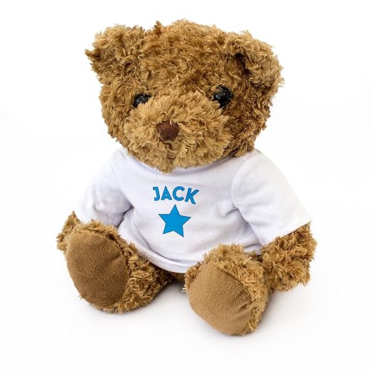 NEW - JACK Teddy Bear - Cute And Cuddly - Gift Present Birthday Xmas ...