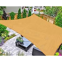 Amazon.com : COCONUT Sun Shade Sail 16 X 20 Ft UV Block Sunshade Canopy ...