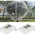 Amazon.com : KEOHOLI Large 2 Packs Fruit Tree Netting Bags with Zipper and Drawstring, Insect ...