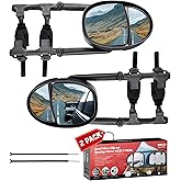 Amazon.com: MirroGuard Extended Towing Mirrors, Universal Clip-On Side ...