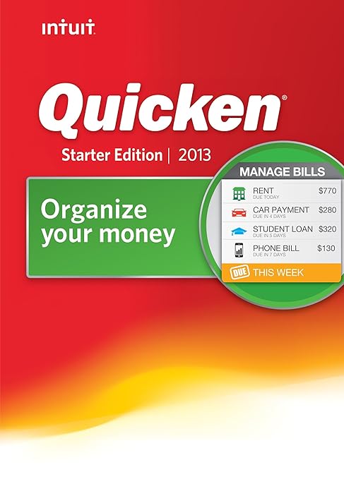 Amazon.com: Quicken Starter Edition 2013: Video Games