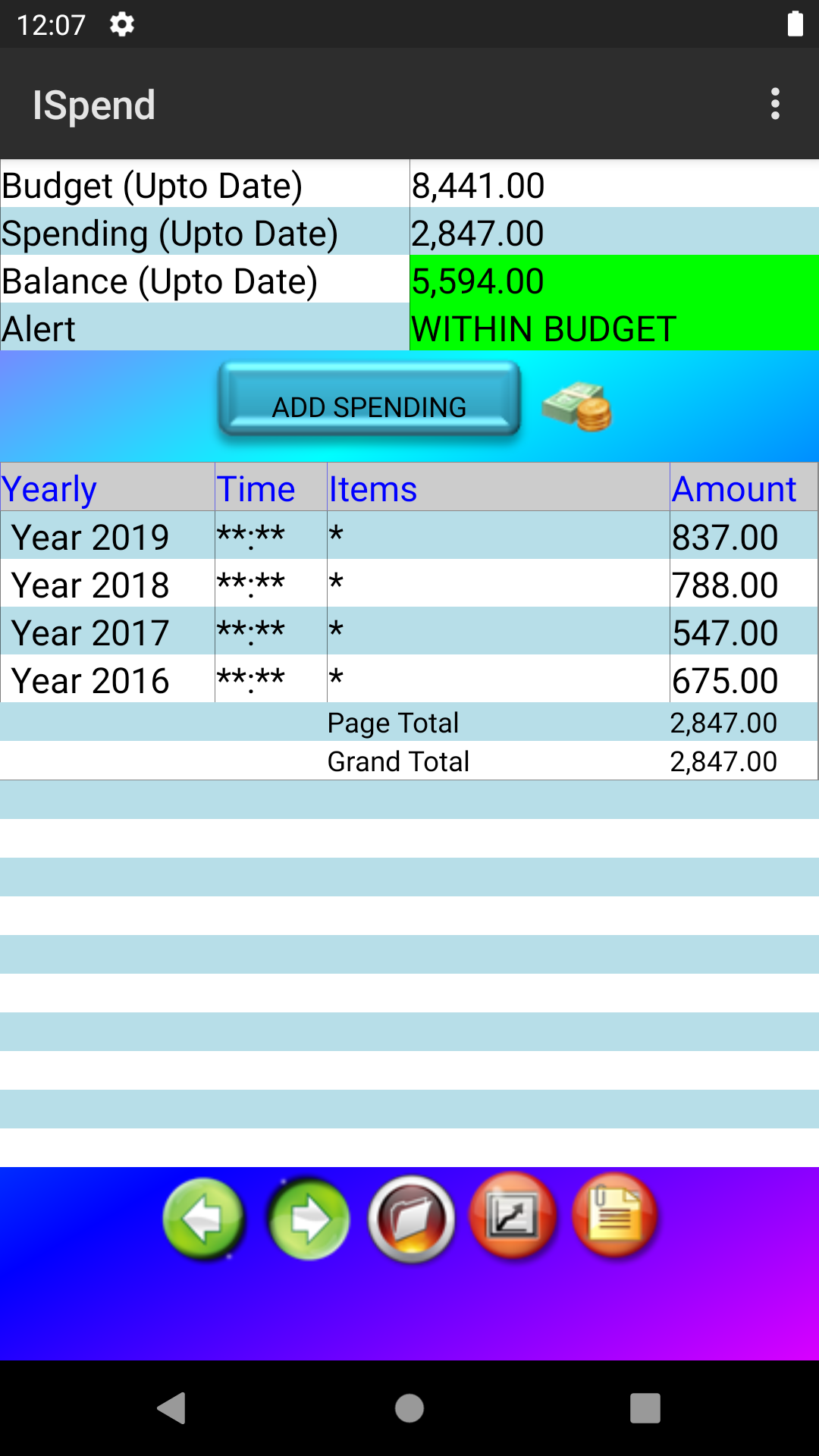 ISpend (Spending Monitor):Amazon.co.uk:Appstore for Android