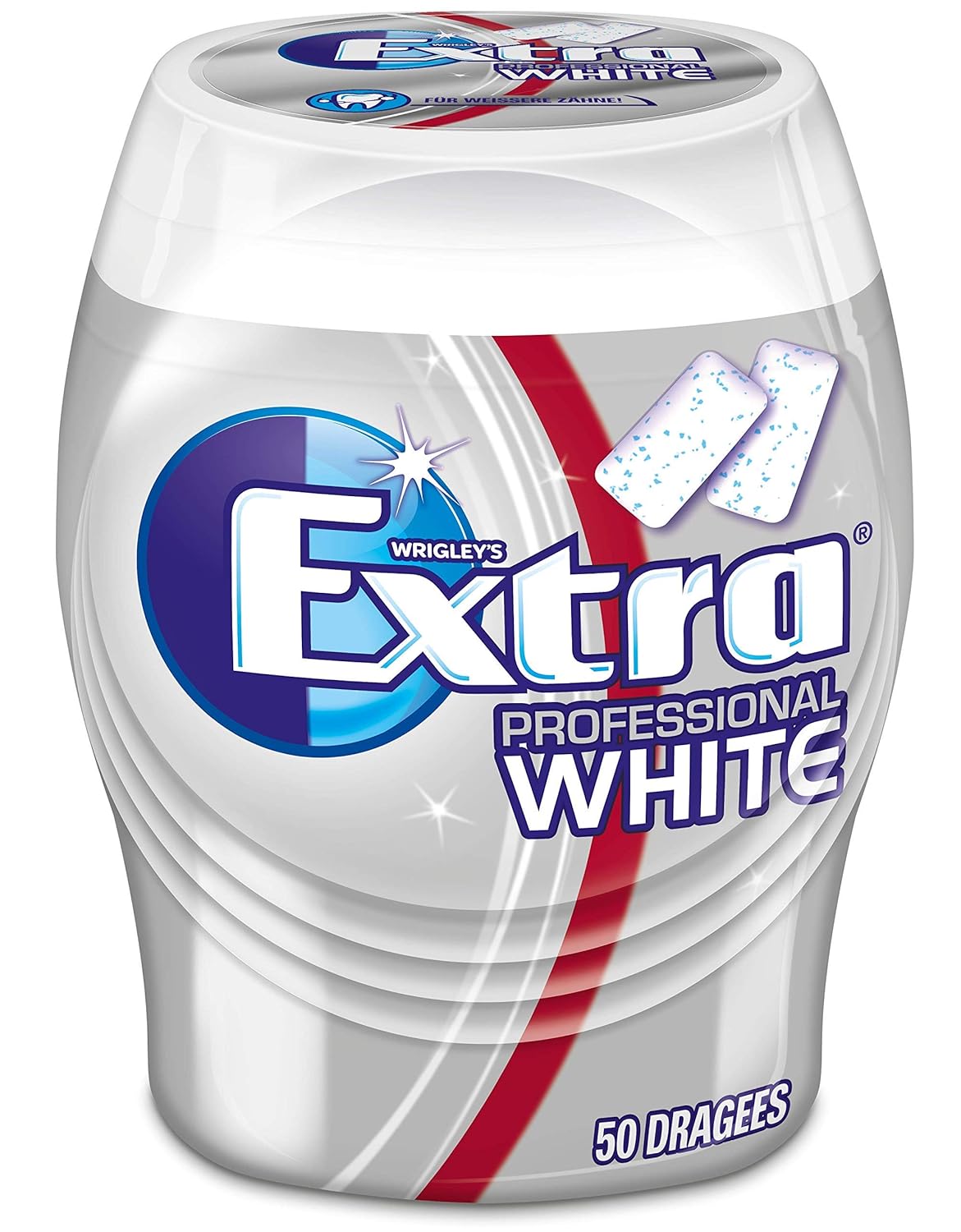 Extra Kaugummi | Professional White | Zuckerfrei | Eine Dose (1 x 50 ...