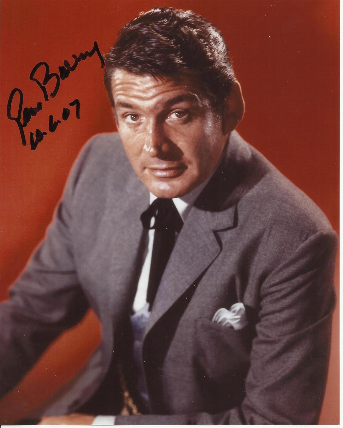 Gene Barry Bat Masterson hand-signed 8 x 10 photo C of A at Amazon's ...