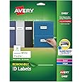 Amazon.com : Avery Removable ID Labels, Sure Feed Technology, Removable ...
