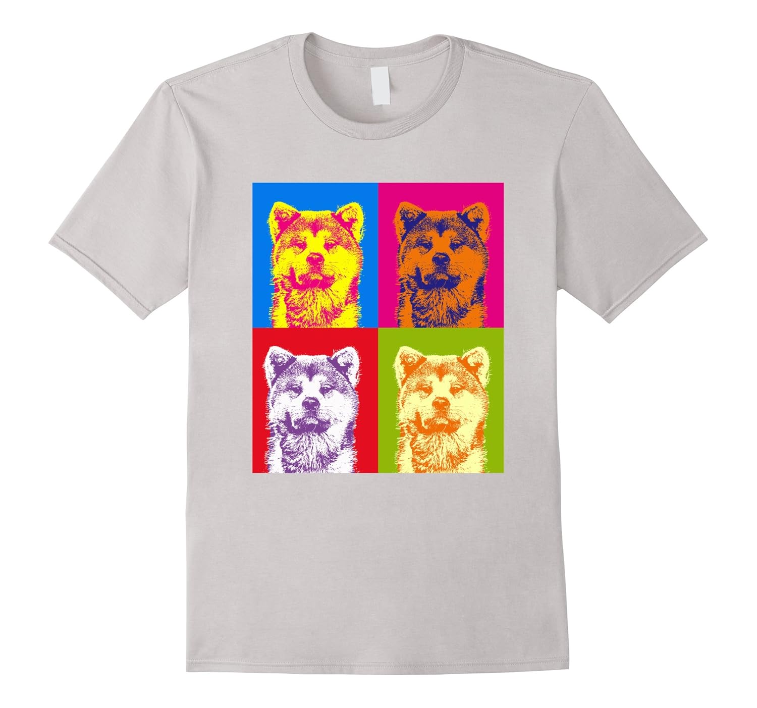 Akita Inu Pop-Art Shirt-TH – TEEHELEN