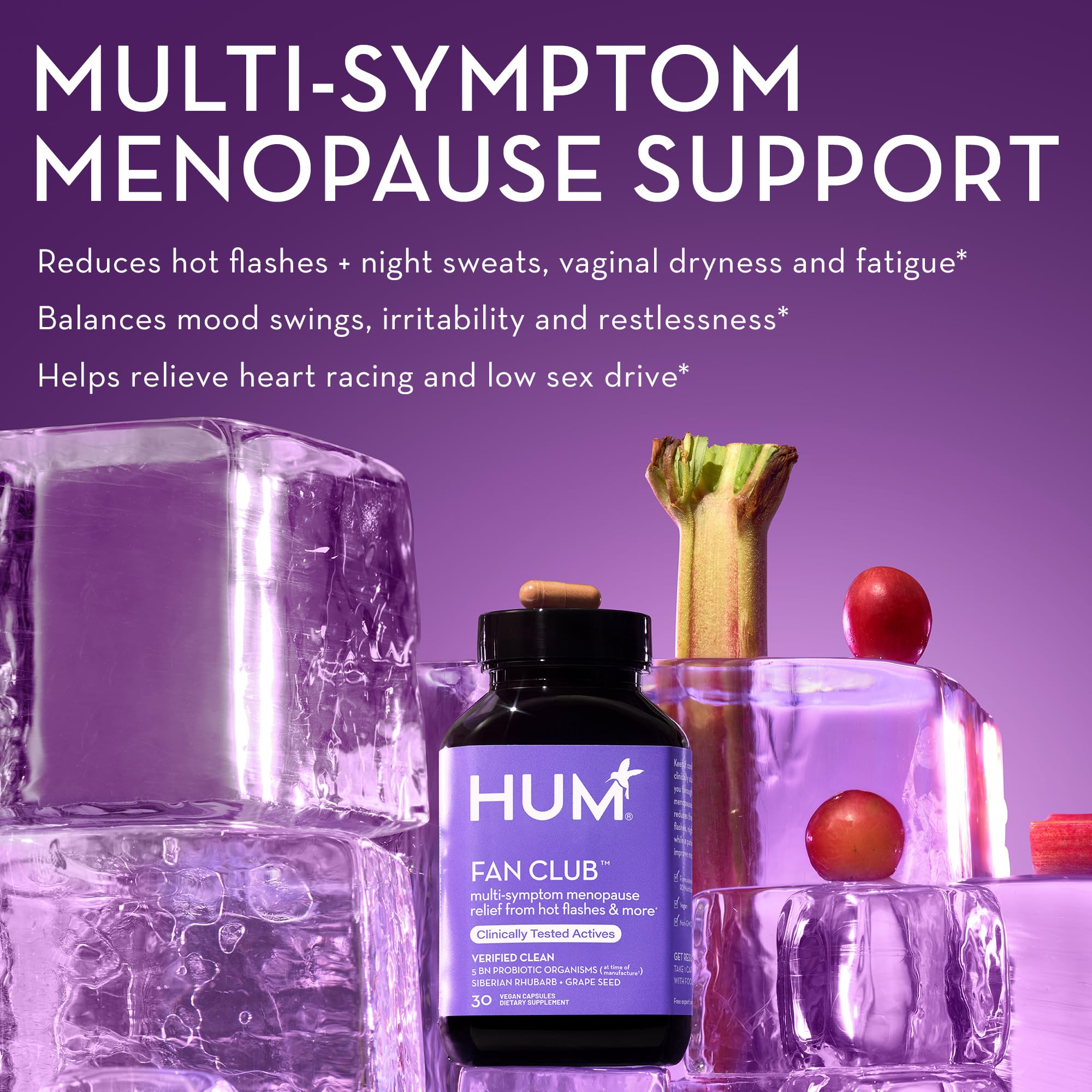 Mua HUM Fan Club - Menopause Probiotic Supplement with Siberian Rhubarb ...
