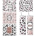 Amazon.com: Rngmsi UV DTF Cup Wrap - 4 Sheets Mama UV DTF Cup Wraps for 20 oz Tumbler, Leopard ...