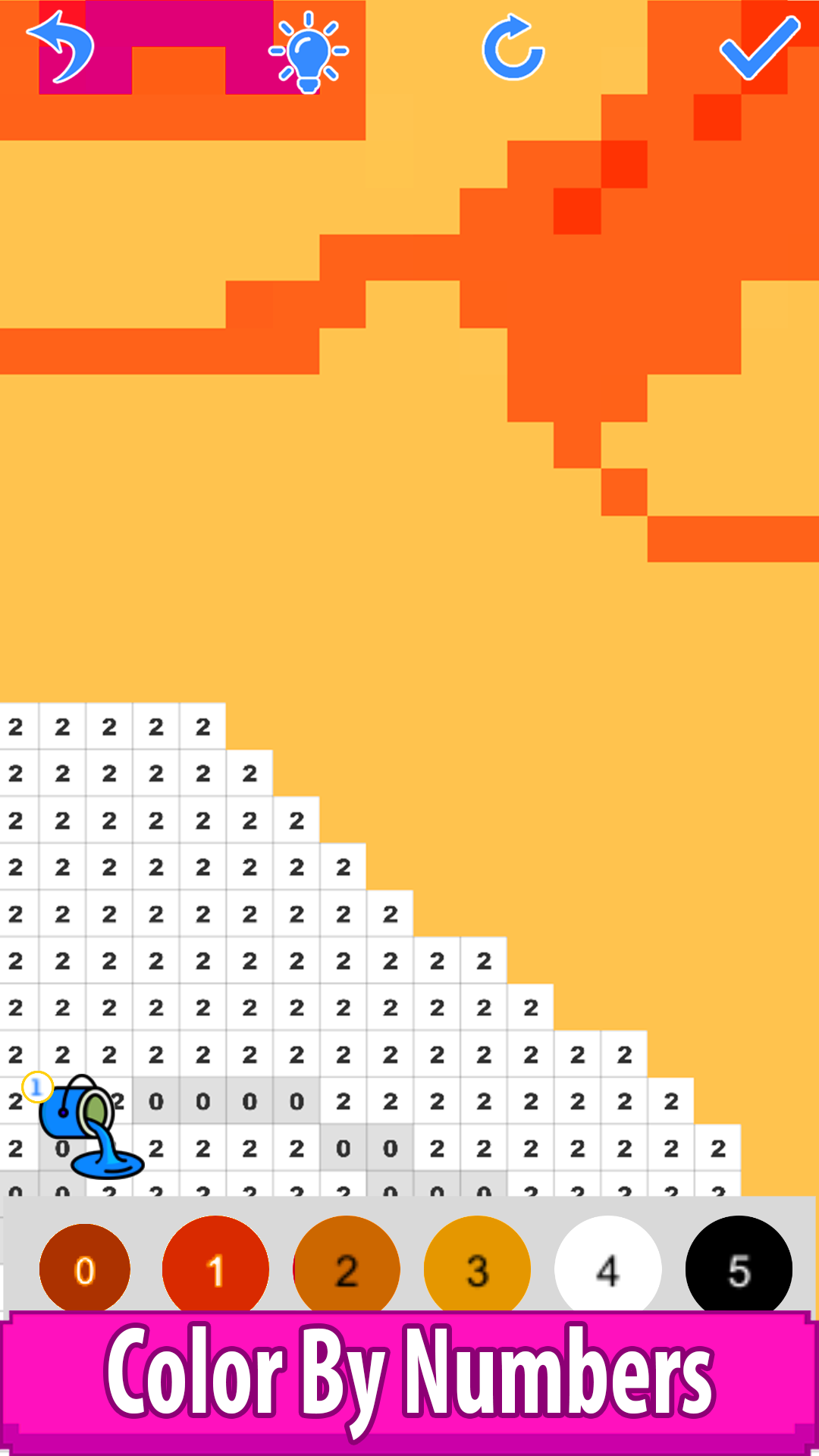 Pony Color By Number - Unicorns Pixel Art Coloring Book:Amazon.com ...