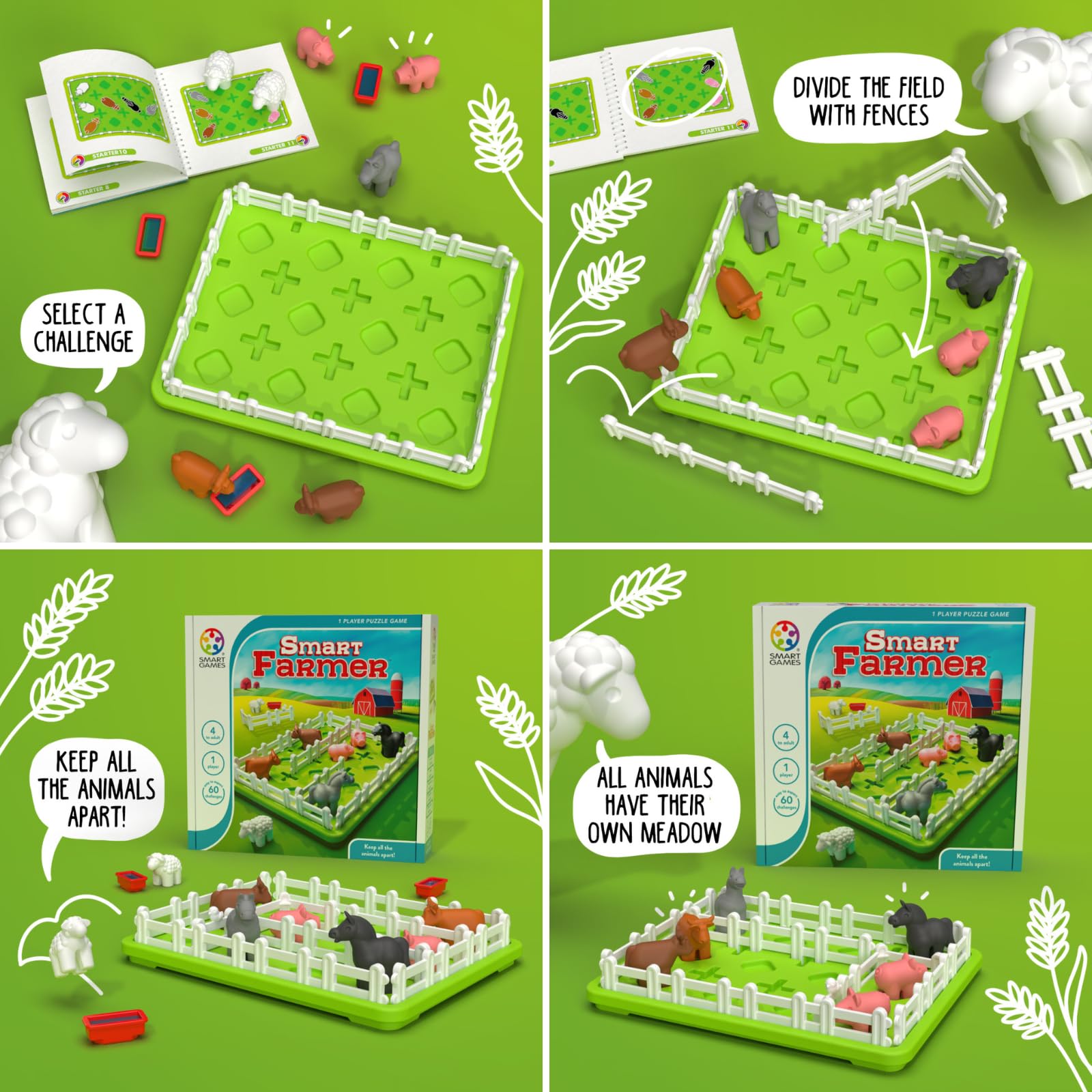 Mua SmartGames Smart Farmer Board Game, a Fun, STEM focused Cognitive ...