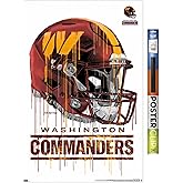 Amazon.com: Trends International NFL Washington Commanders - Drip ...