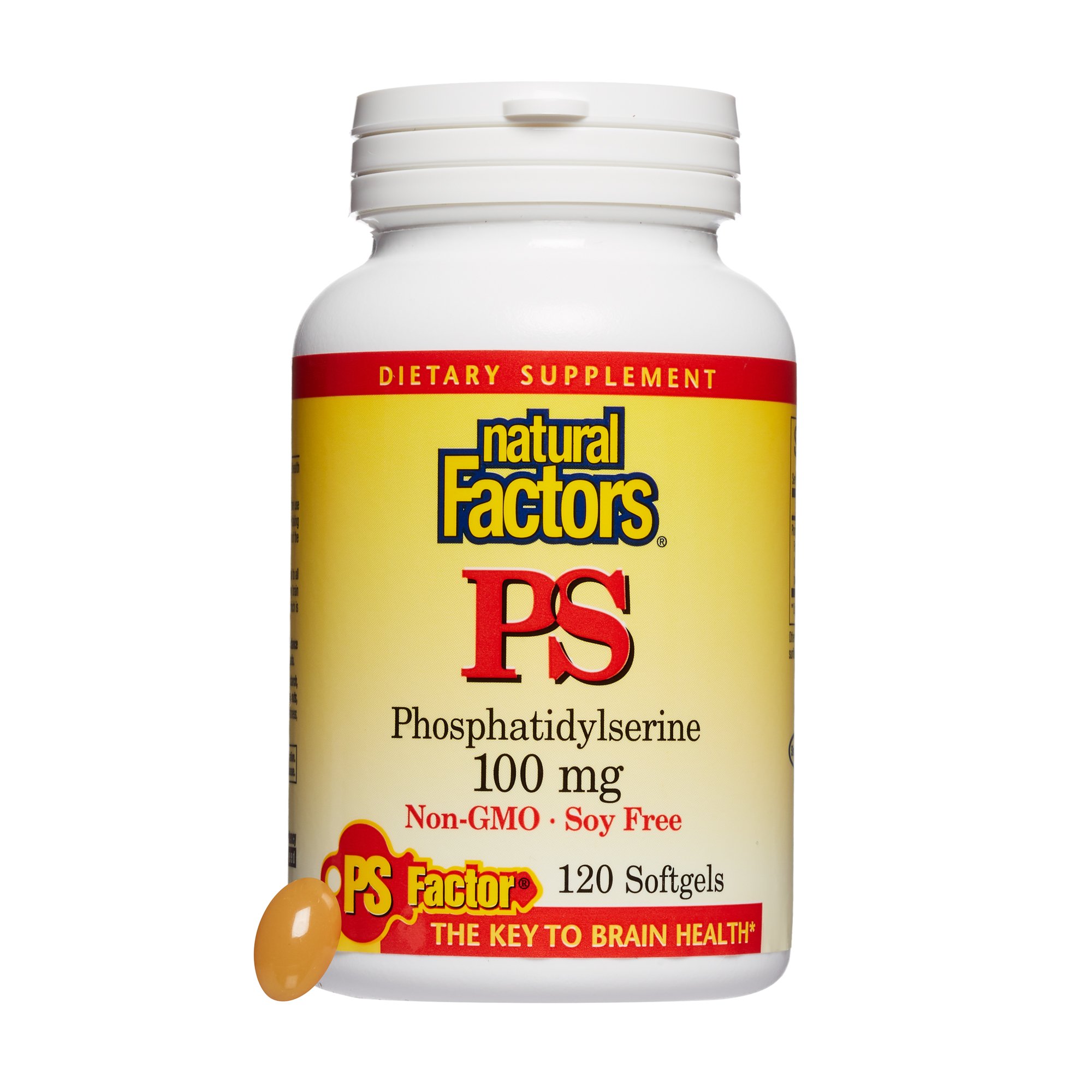 Amazon.com: Natural Factors - PS-IQ Memory 25mg, Supports Healthy Brain ...