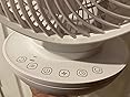 Amazon.com: MYCARBON Quiet Air Circulator Fan DC Motor Desk Fan Auto ...