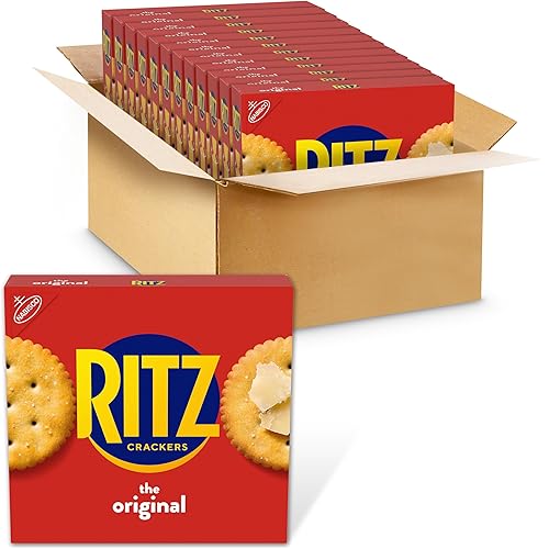 Ritz Original Crackers, Snacks for Kids and Adults, Bulk Lunch Snacks ...