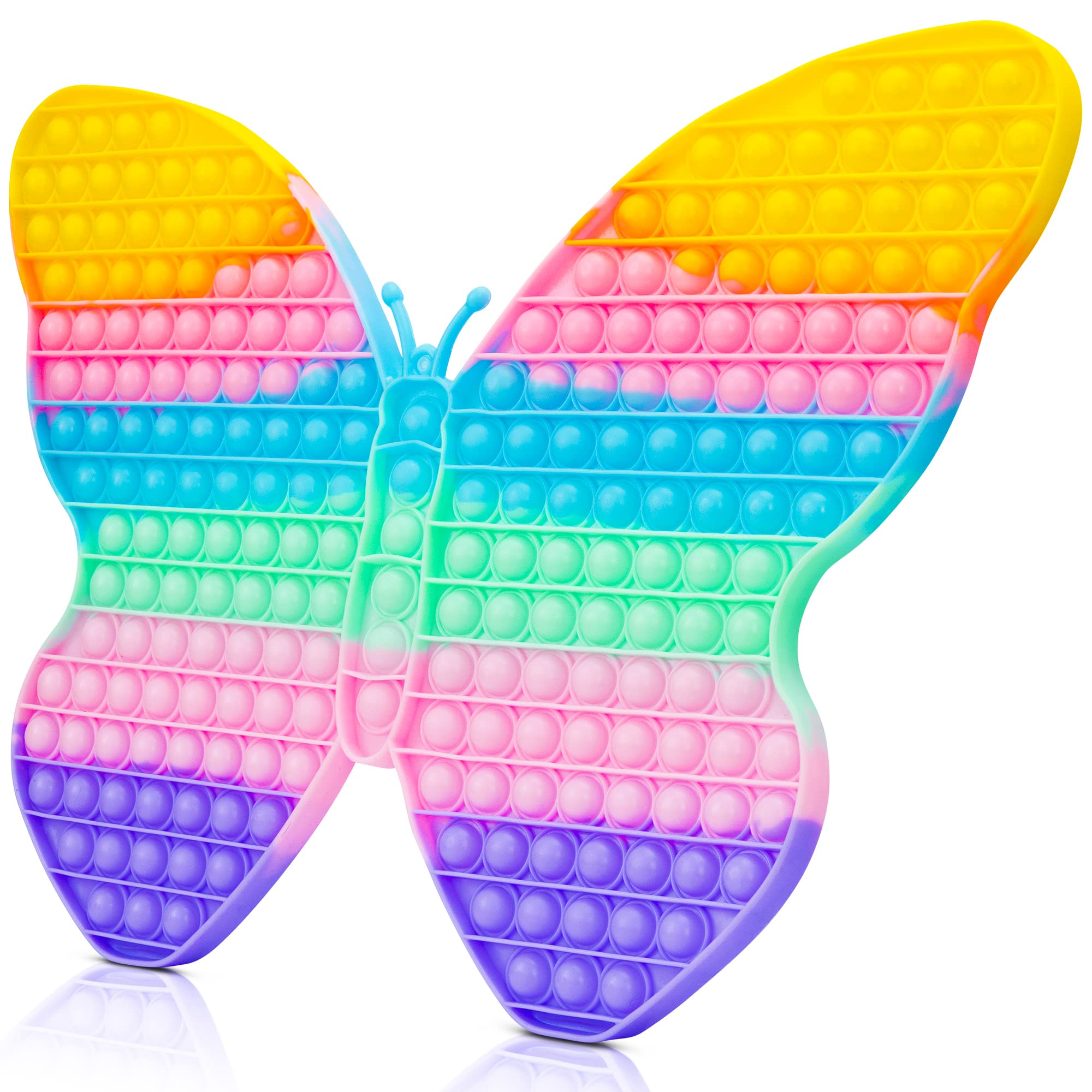 Mua 19 Inch Giant Push Pop It Butterfly Fidget Toy Jumbo Pop It Games ...