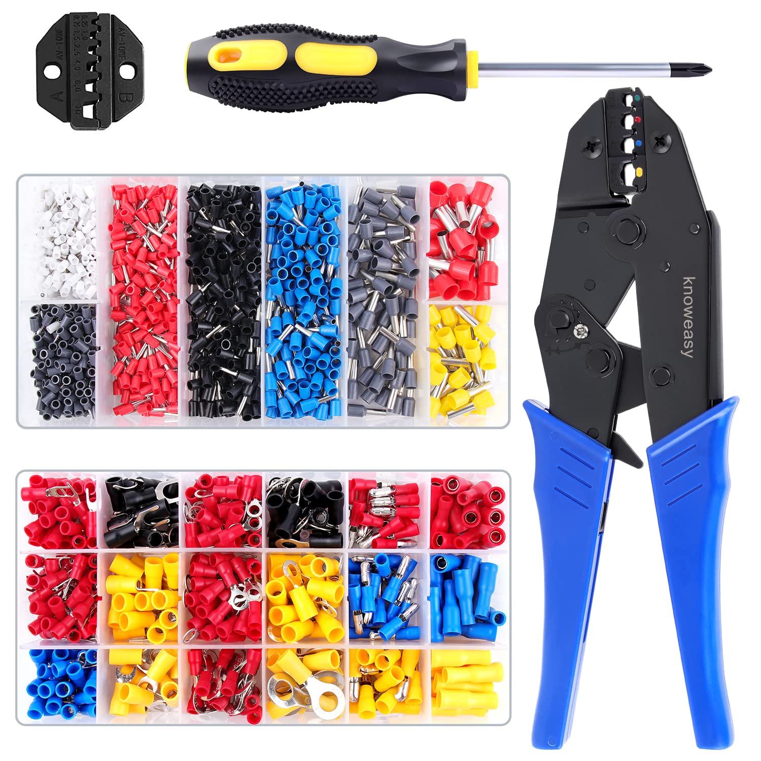 Mua Knoweasy Wire Crimper Kit - 2 in 1 Crimp Tool and Wire Terminal ...