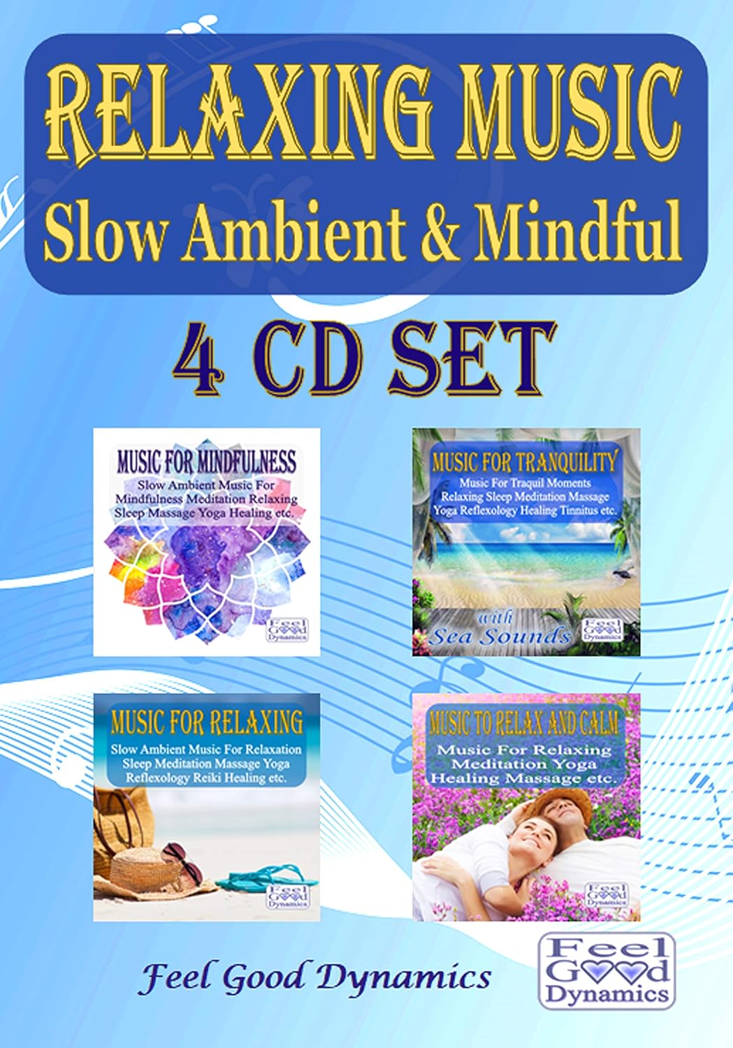 Relaxing Music Slow Ambient & Mindful - A 4 CD Set for Relaxing, Sleep ...