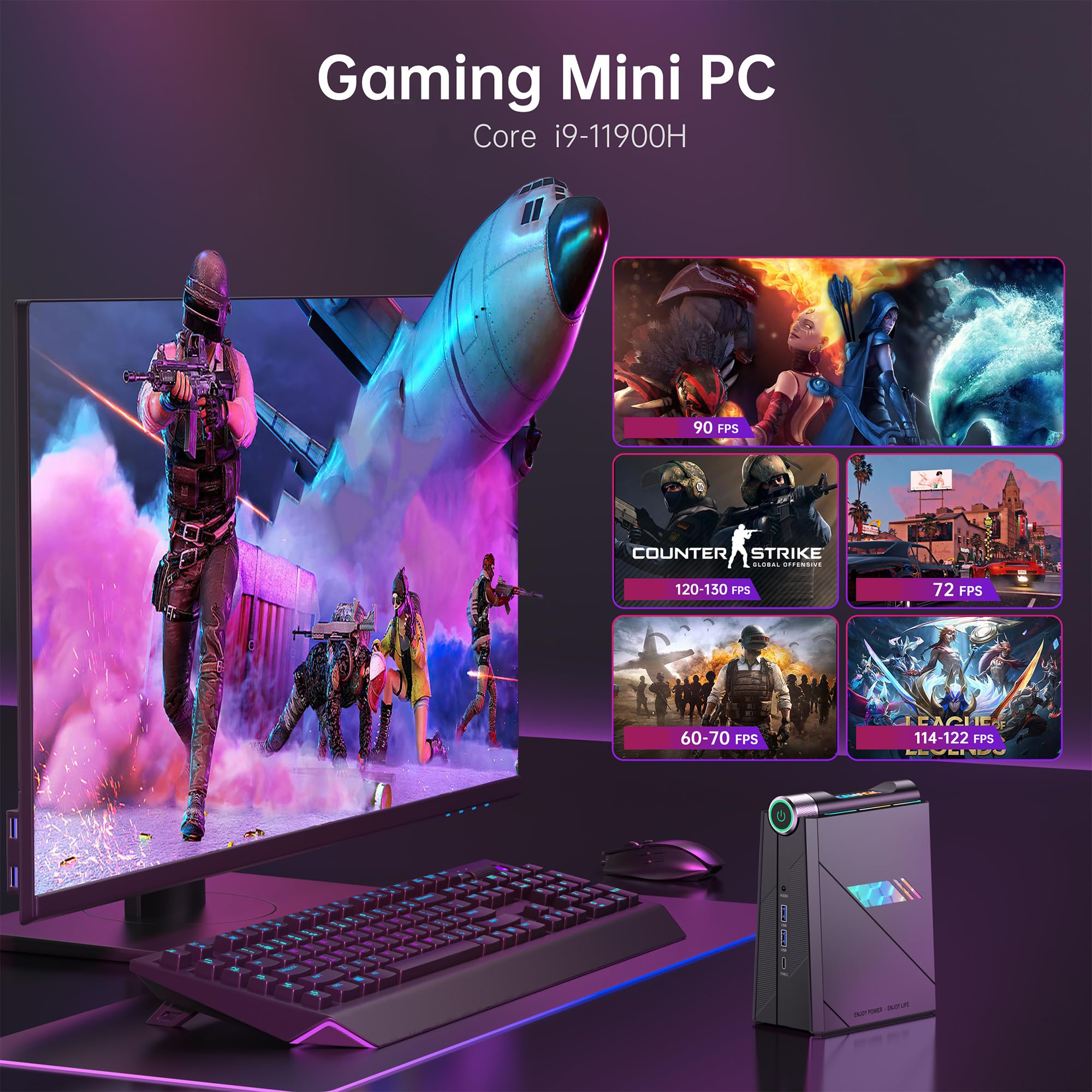 Mua ACEMAGIC [Mini Gaming PC] Core i9-11900H up to 4.9GHz,Mini Computer ...