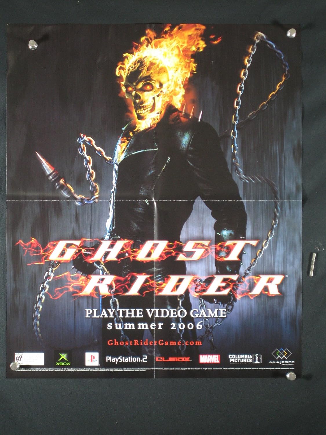 Amazon.com: Ghost Rider Video Game Marvel Promo Poster 24x20 ...