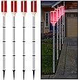 Amazon.com : Macarrie 4 Pcs Solar Powered Driveway Markers Reflective ...