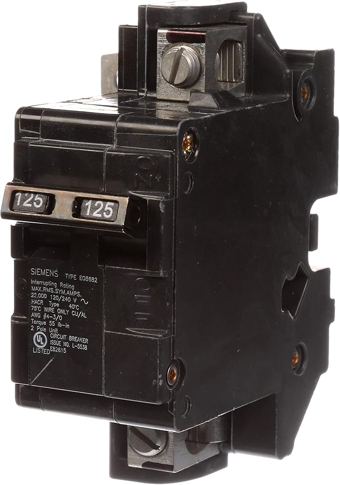 Siemens MBK125A 125-Amp Main Circuit Breaker for Use in Ultimate Type ...