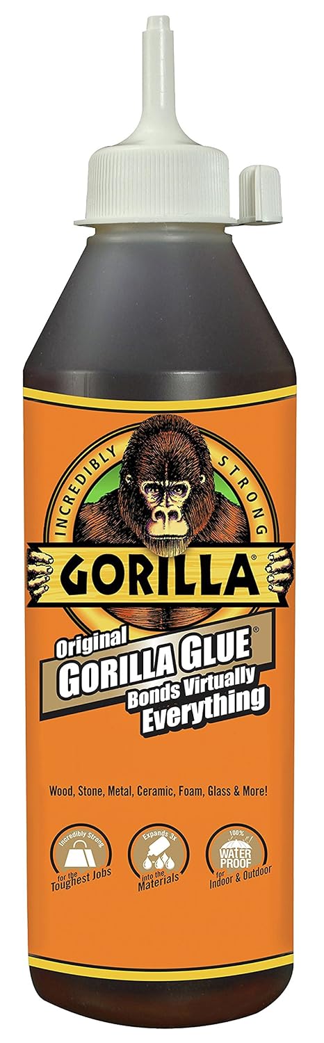 Amazon.com: Gorilla Original Gorilla Glue, Waterproof Polyurethane Glue ...