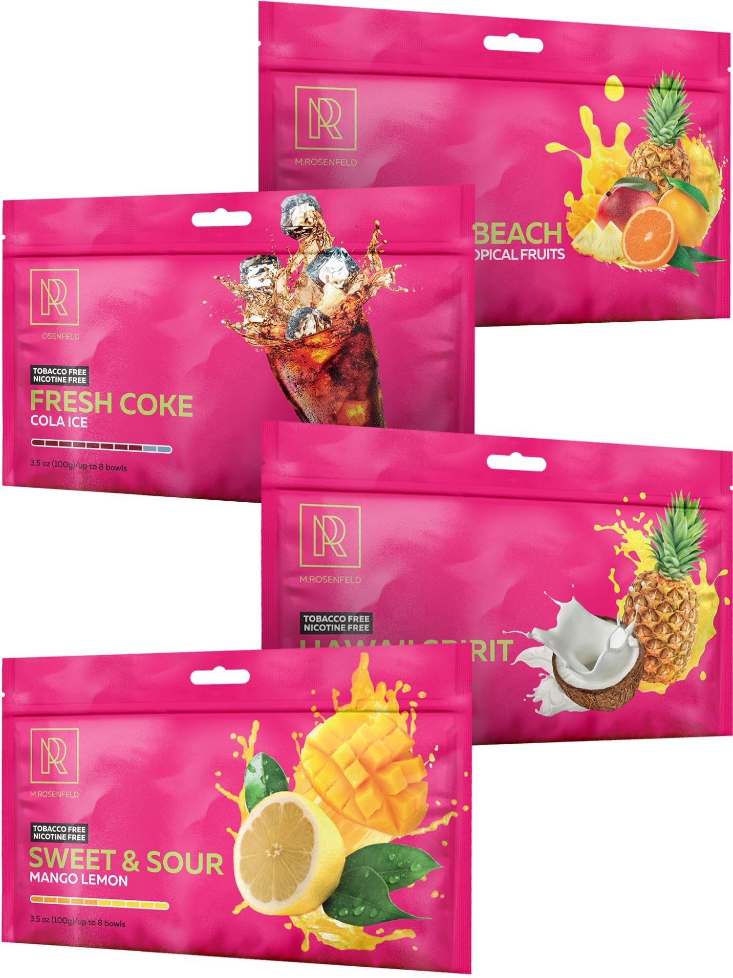 Mua M. ROSENFELD Hookah Shisha Flavors Set - 4 x 100g Shisha Hookah ...