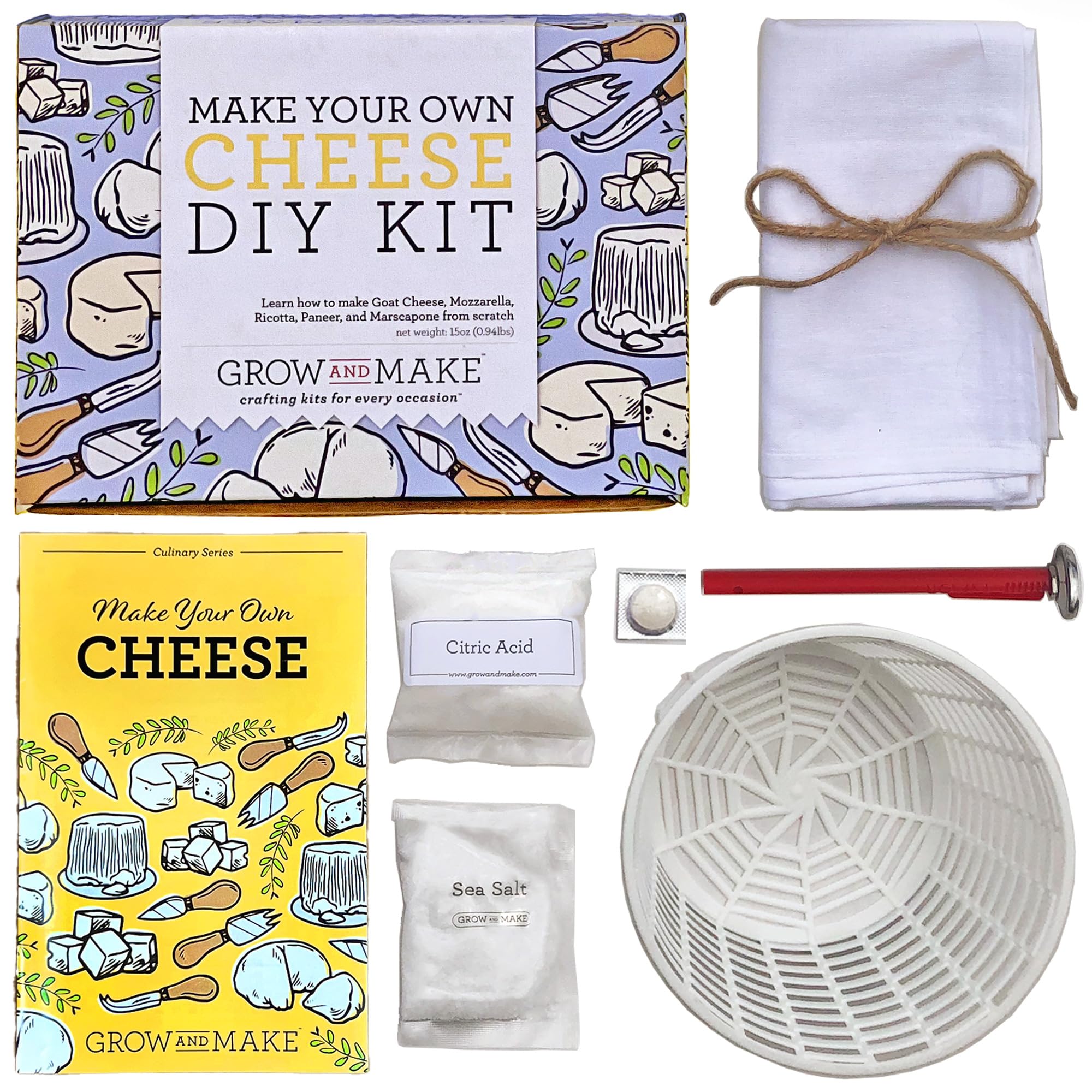 Mua DIY Kit Make Your Own Cheese gift box ready Easily learn how to ...