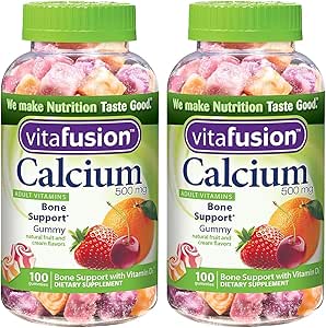 Amazon.com: Vitafusion Calcium, Gummy JKHyWW Vitamins For Adults, 500 ...