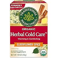 Amazon.com: Traditional Medicinals Gypsy Cold Care Herbal Tea - 16 Tea ...