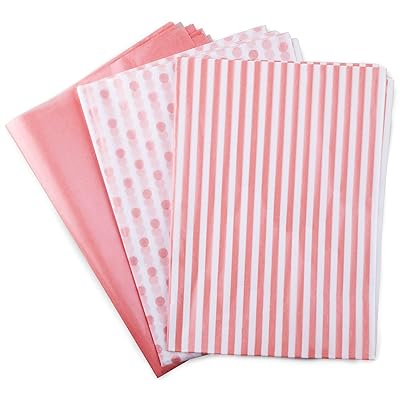 Buy 30 Sheets Light Pink Tissue Paper Bulk,Gift Wrapping Tissue Paper ...