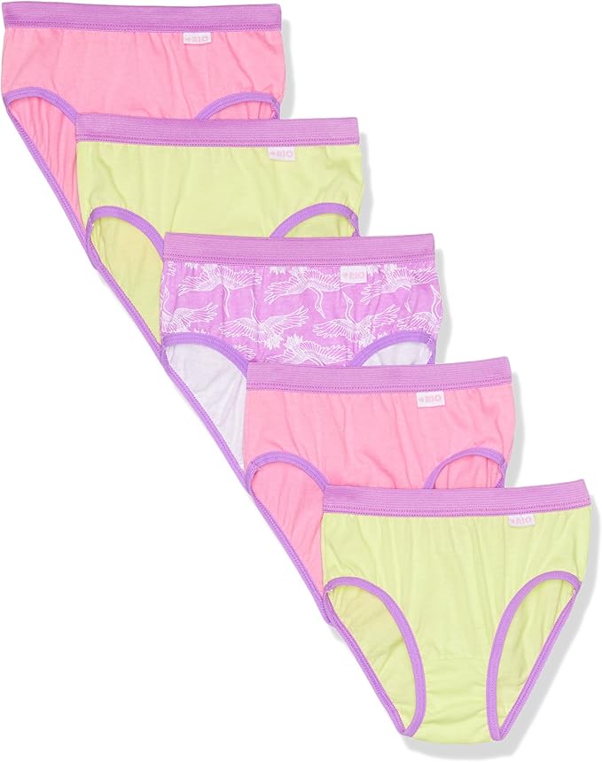 Rio Girls Underwear Cotton Brief (5 Pack), Pink, 4-6: Amazon.com.au ...