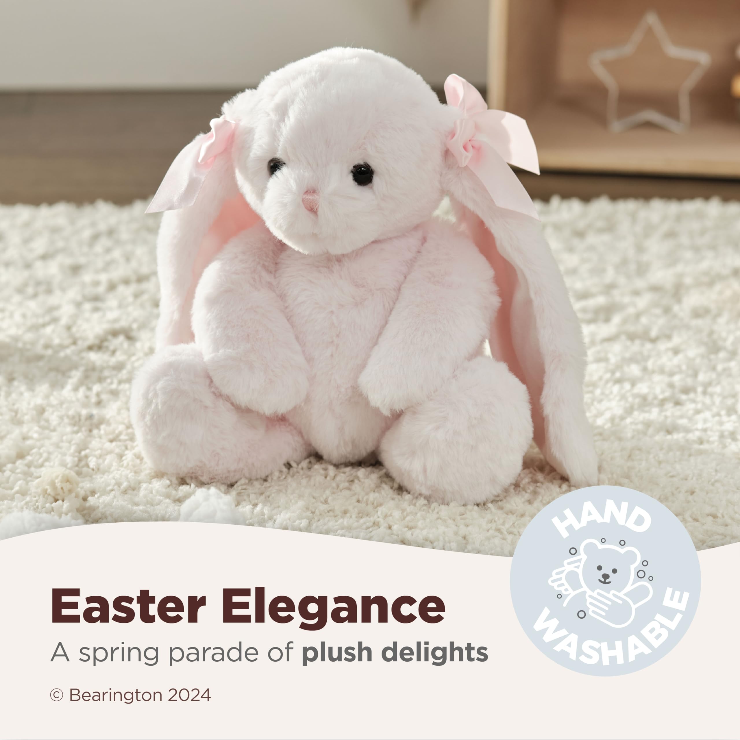 Mua Bearington Bun Bun The Plush Easter Bunny, 14 Inch Pink Bunny ...