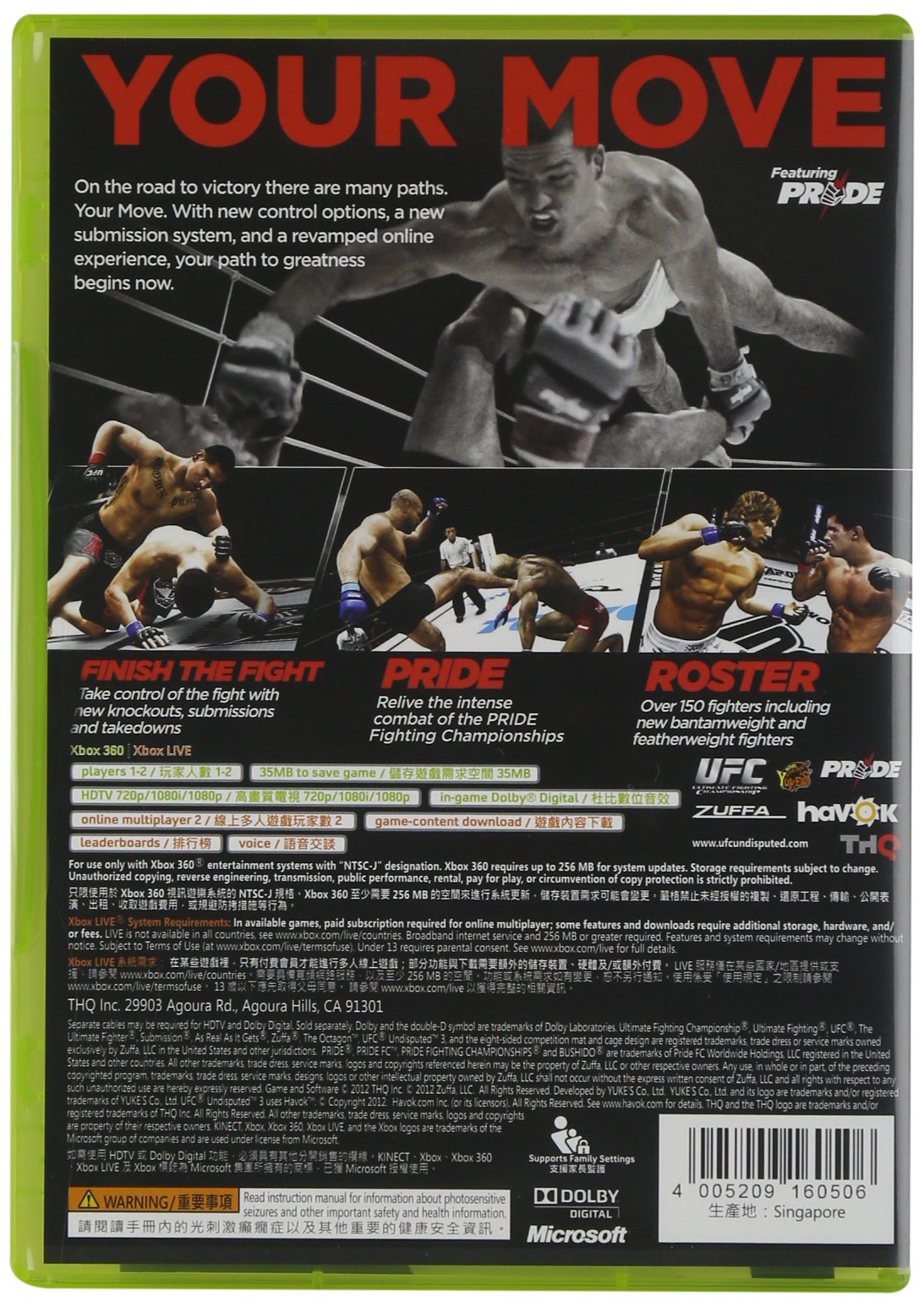 Mua UFC Undisputed 3 UFC Undisputed 3 Xbox 360 trên Amazon Mỹ chính ...