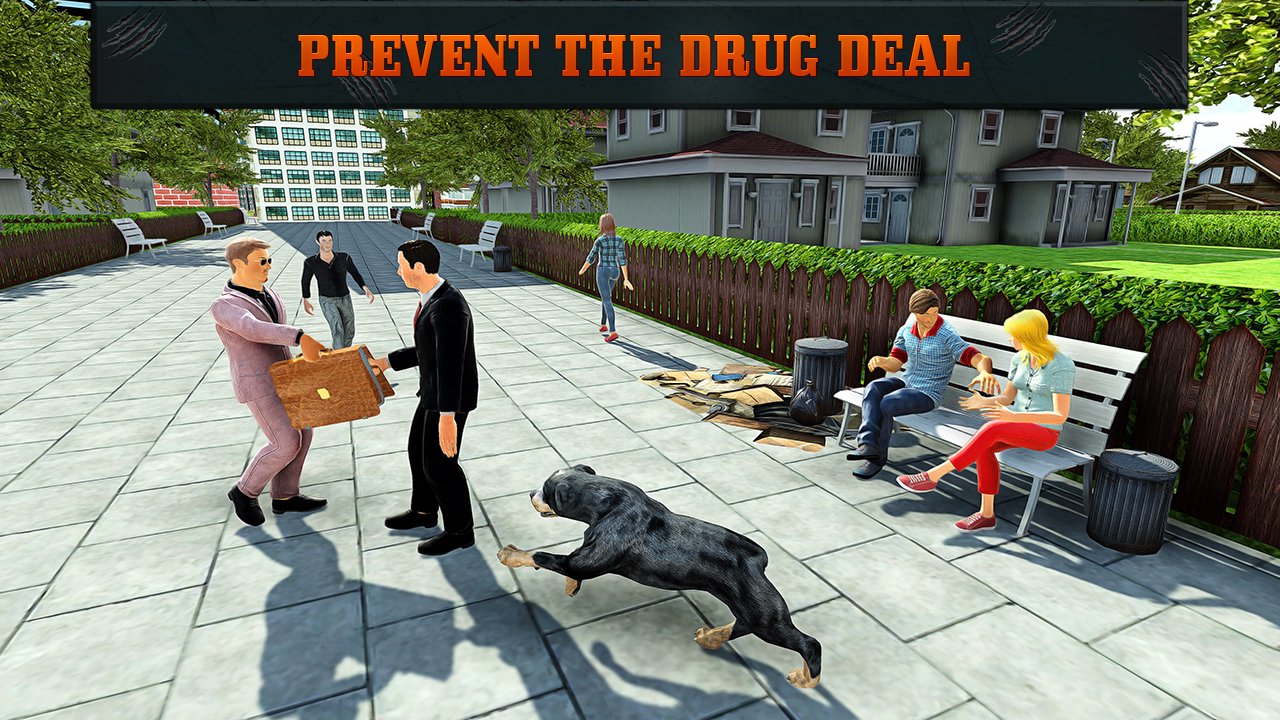 Amazon.com: Rotweiler Police Dog Hunt Crime City Criminal Case 3D: Cops ...