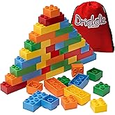 Amazon.com: PREXTEX 25 Piece Classic Big Building Bricks Large Toy Blocks - Toddler STEM Toys ...