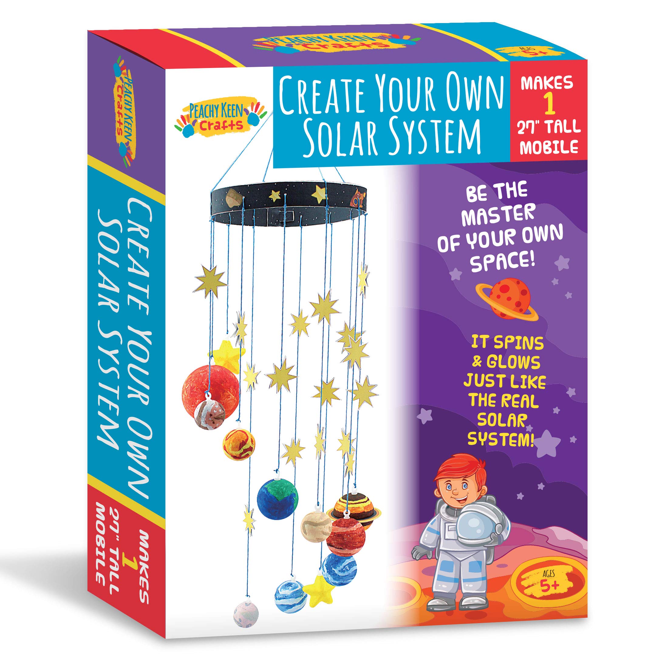 Mua STEM Learning Fun with 3D Solar System Kit: Complete DIY Mobile Hanging Model, 27-Inch Long ...