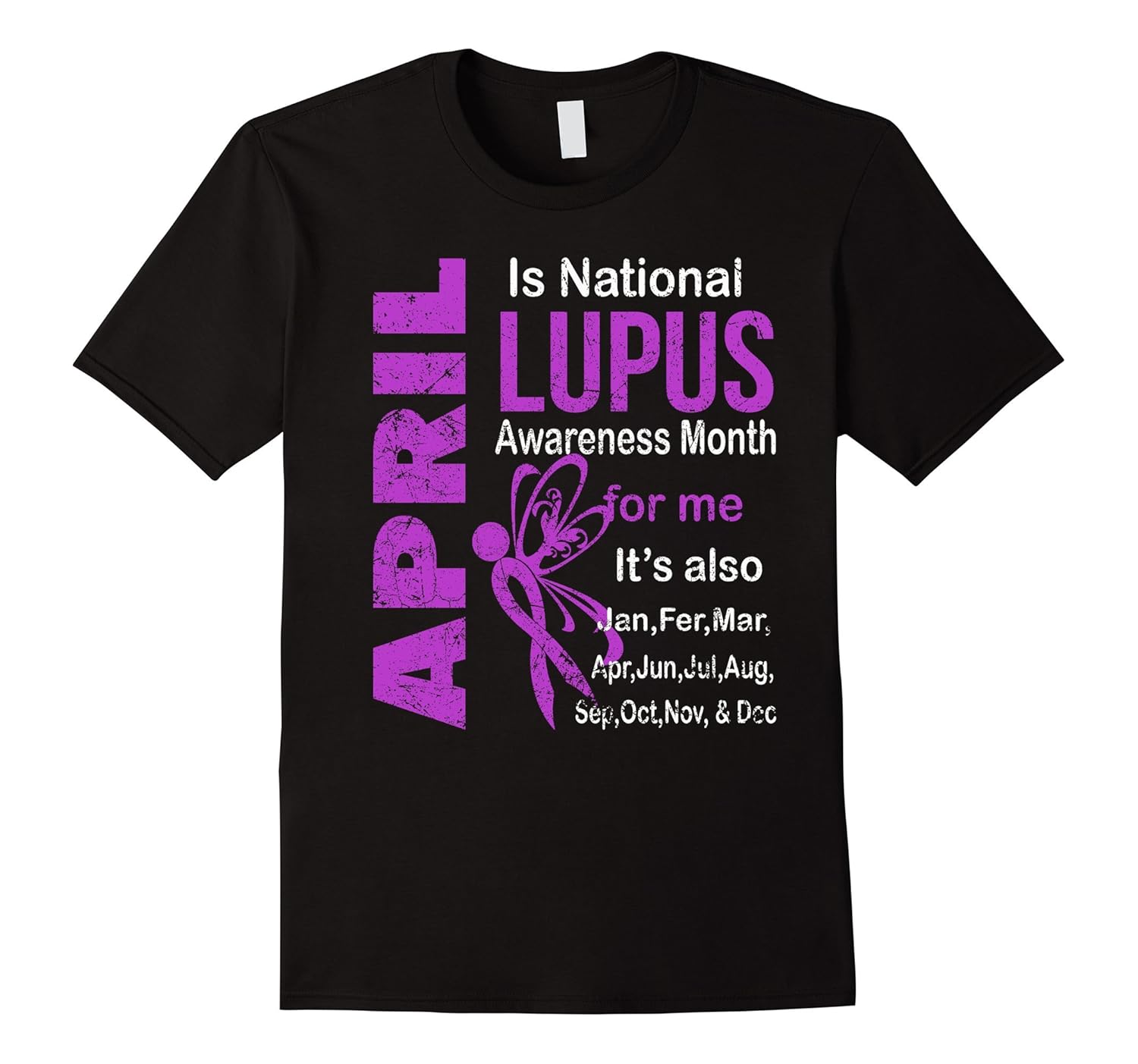 april is national lupus awareness month t shirt-CD – Canditee