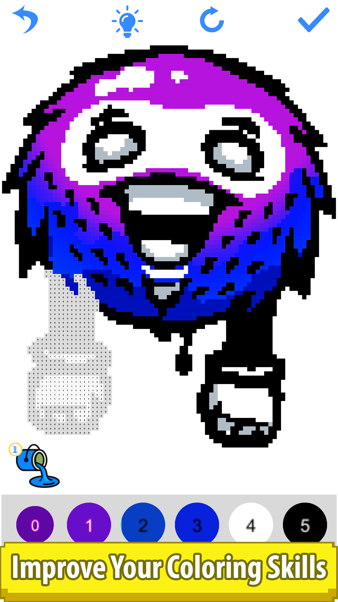 Monsters Color By Number - Pixel Art No. Color Book:Amazon.com:Appstore ...