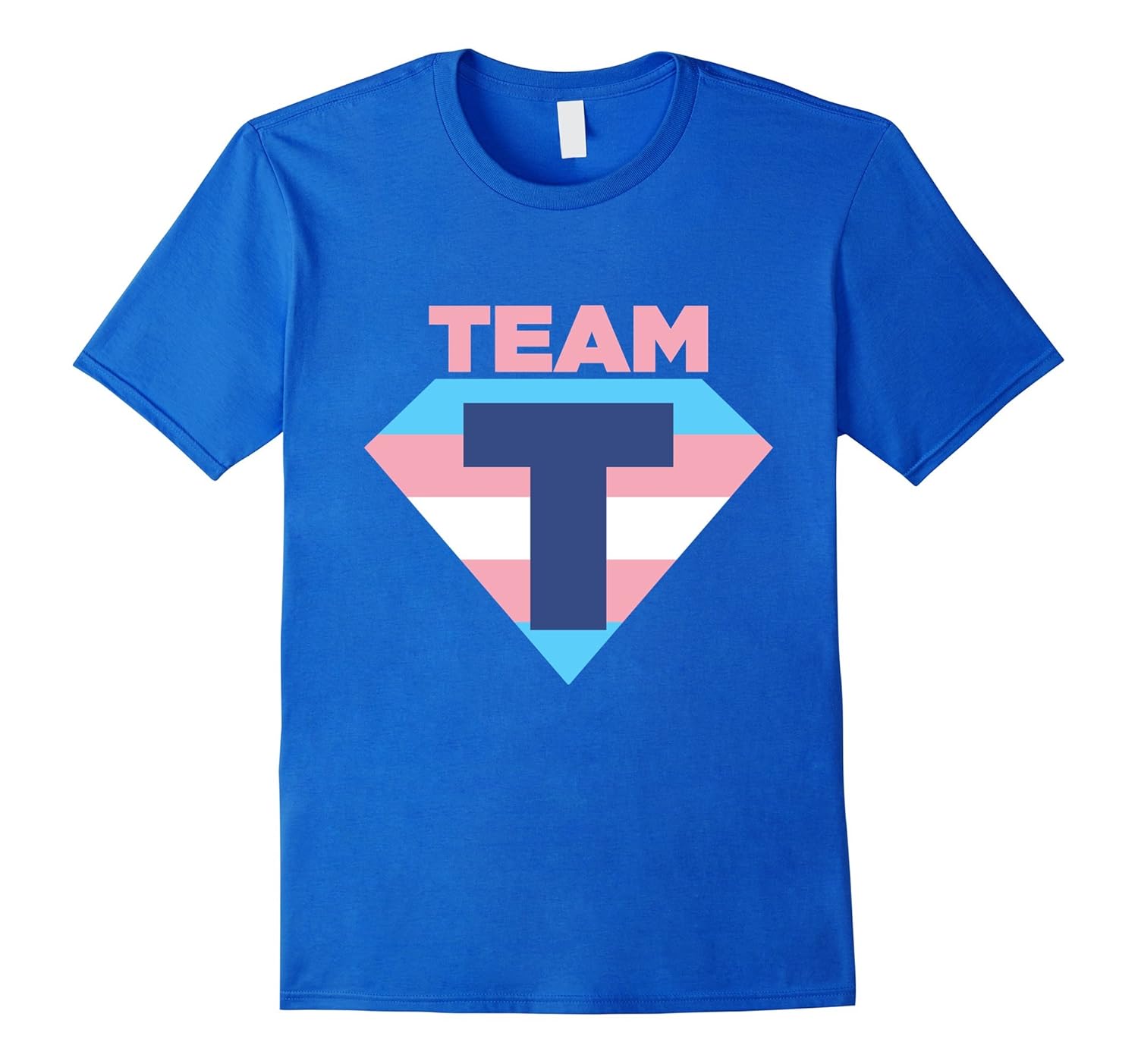 Team T Transgender Flag Symbol T-Shirt – Trans Pride Tee-CD – Canditee