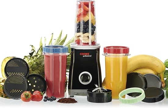 Multi Blender Cup Set by Cooks Professional (3 Cup, Black): Amazon.co ...