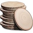 Amazon.com: JILTWO 12Pcs 8-9 Inch Unfinished Wood Slices, Wood Rounds ...