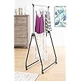 Amazon.com: Whitmor Folding Garment Rack - Rolling Clothes Hanger ...